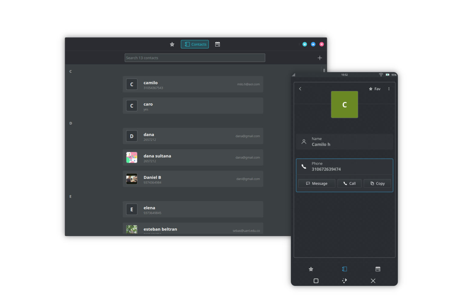 Communicator – MauiKit Applications – MauiKit — #UIFramework